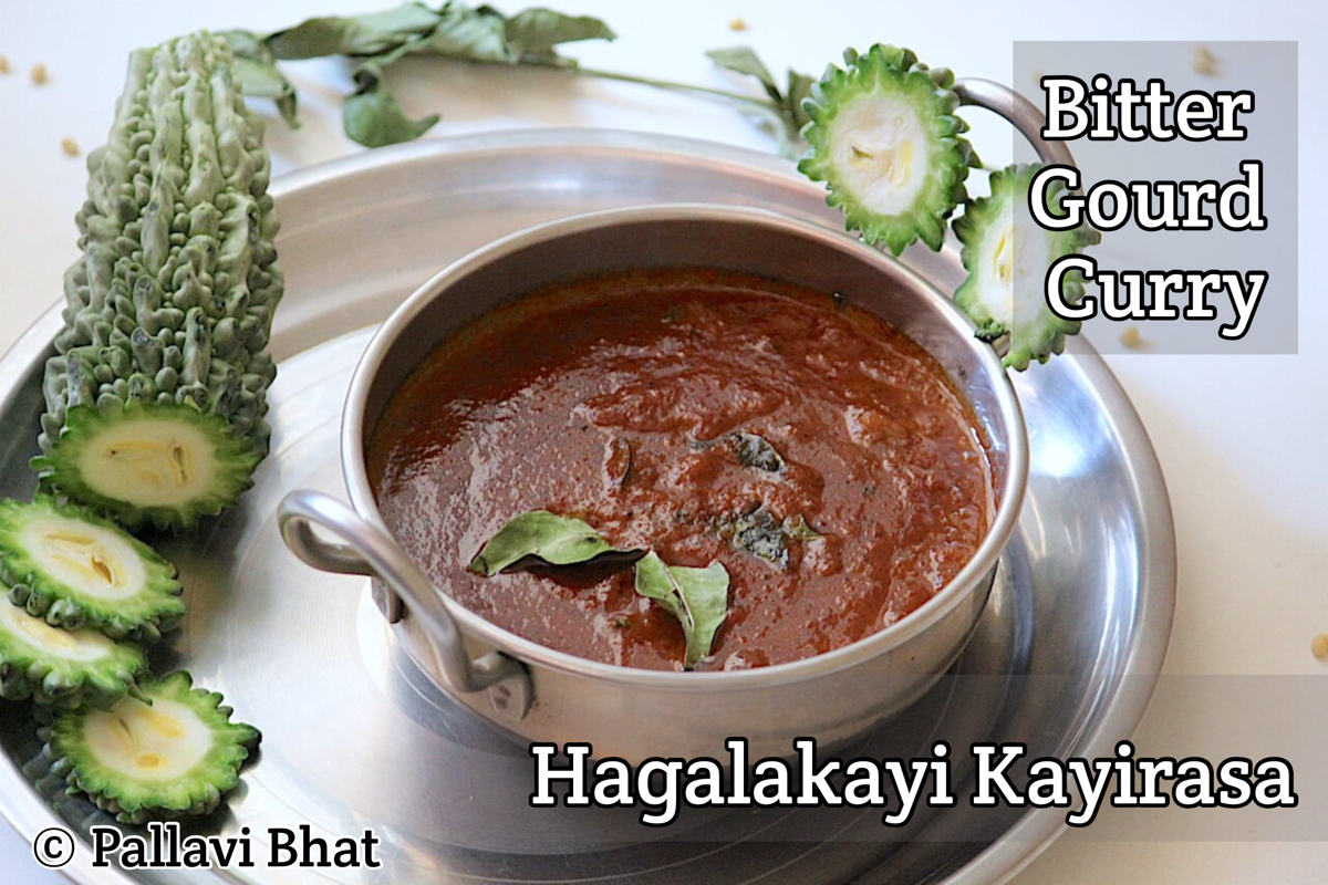Bitter gourd sweet curry | Hagalakayi Kayirasa | Bitter gourd Gojju